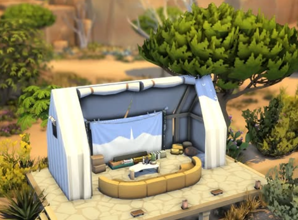 Savannah Tents (Rental) - Gallery - The Sims 4 Rooms / Lots - CurseForge