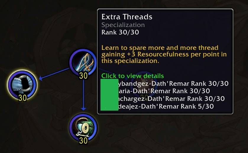 Alt profession specialization tracker - Gallery - World of Warcraft ...