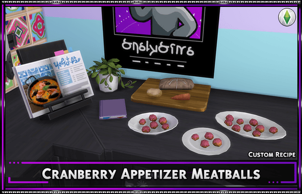 Custom Recipe: Cranberry Appetizer Meatballs - Gallery - The Sims 4 ...