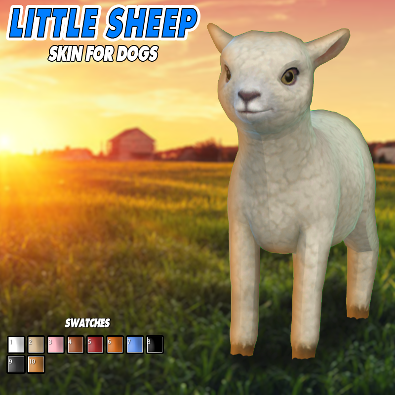 Little Sheep skin by Jochi - Gallery - The Sims 4 Pets - CurseForge