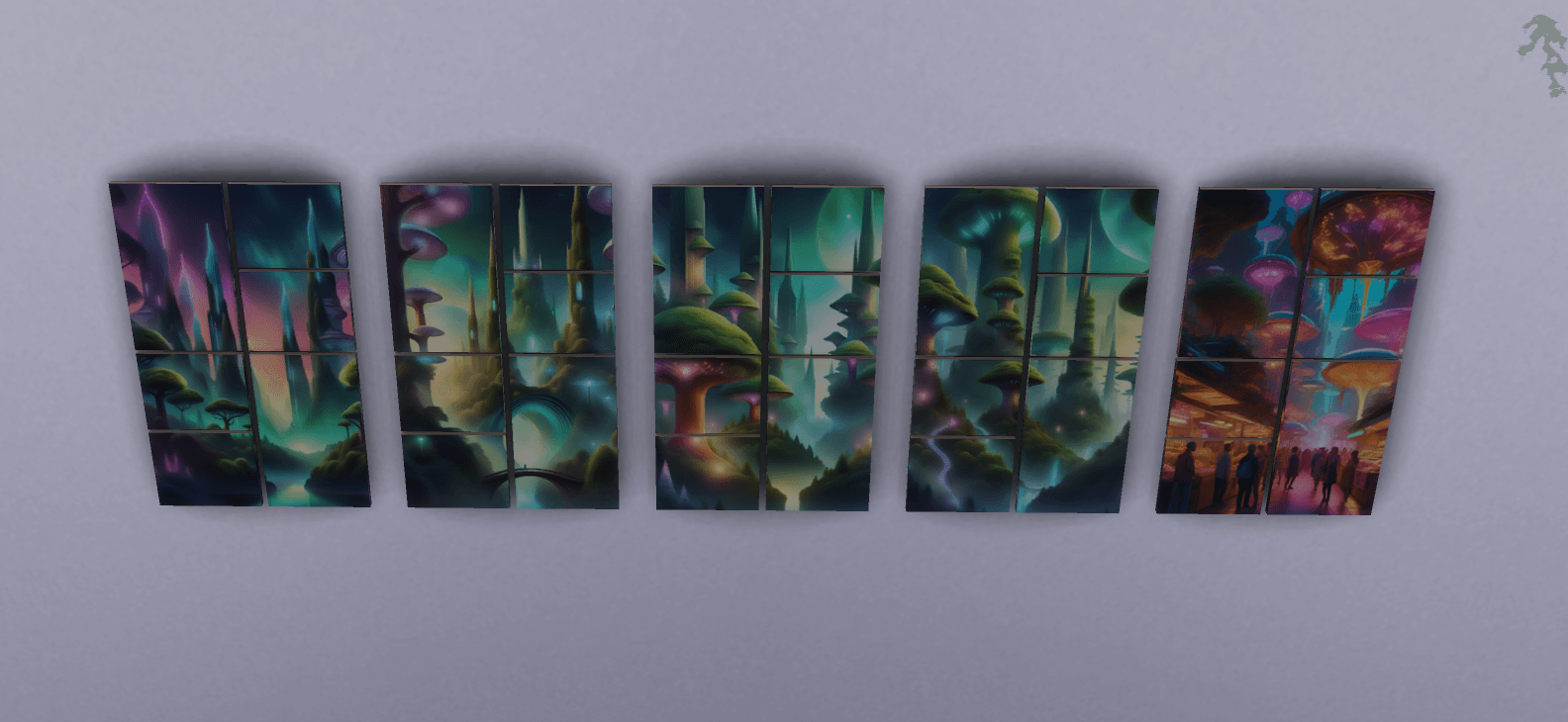 Futuristic Forest Landscape - Gallery - The Sims 4 Build / Buy - CurseForge