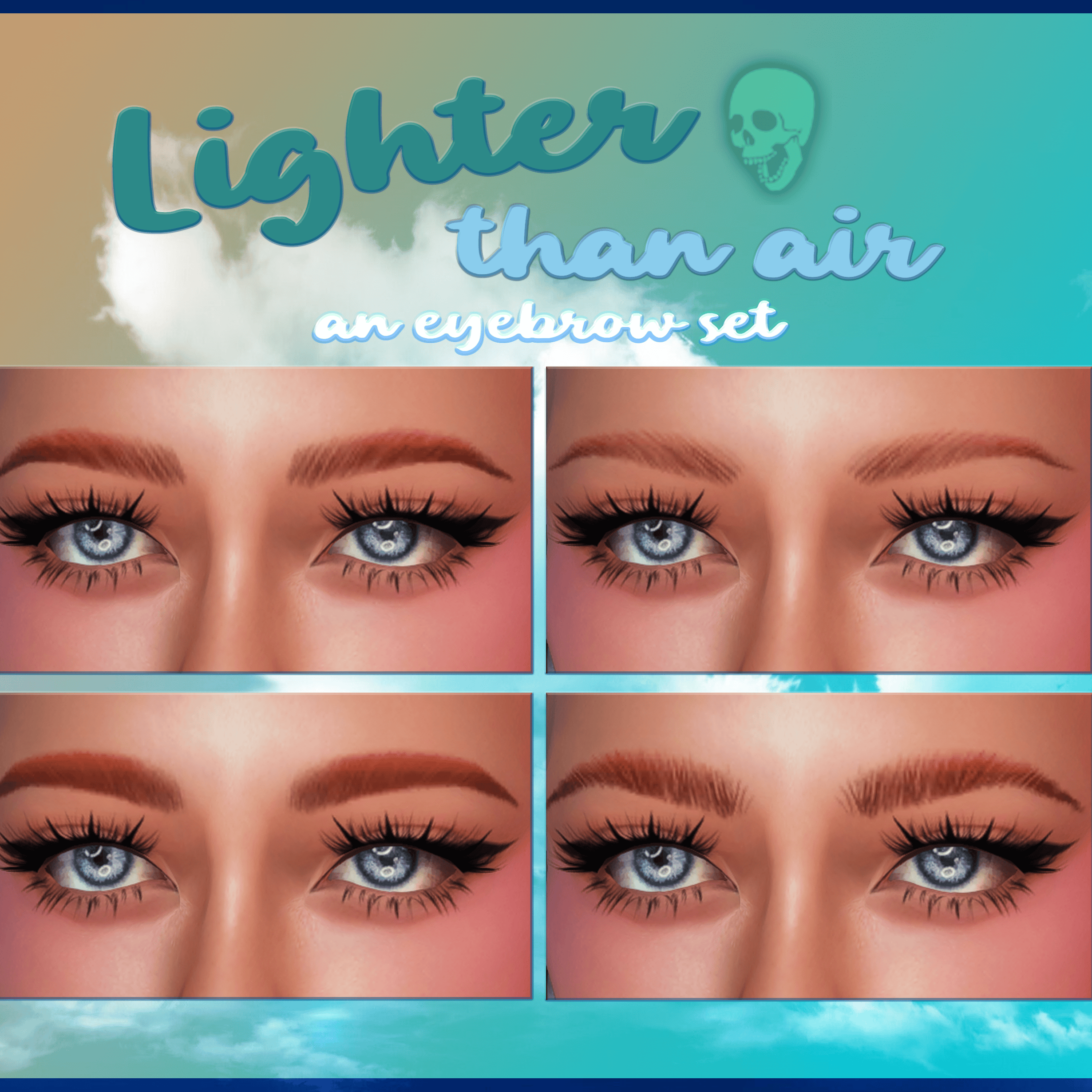 Lighter Than Air - an eyebrow set - Gallery - The Sims 4 Create a Sim ...