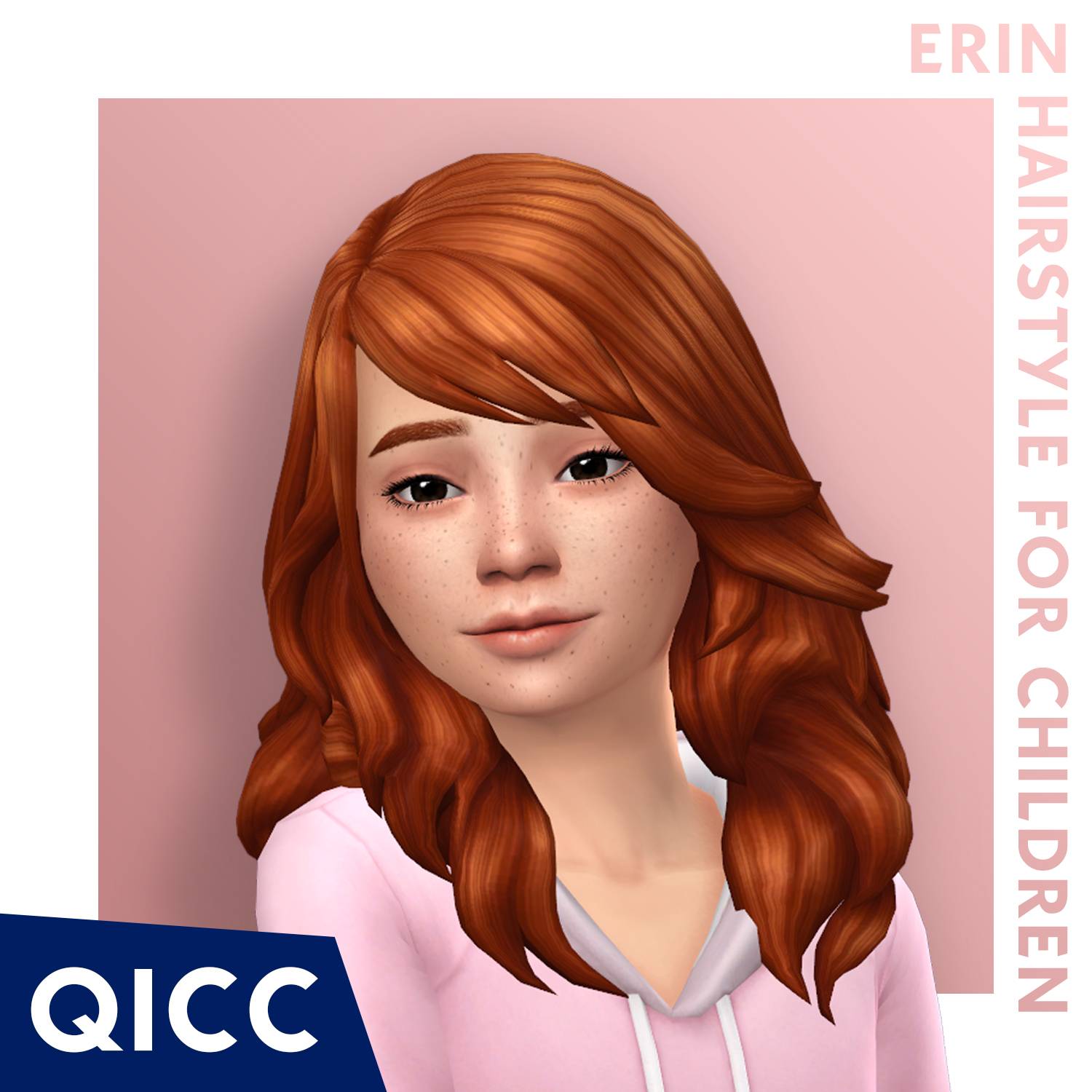 QICC - Erin Hair for Children - The Sims 4 Create a Sim - CurseForge