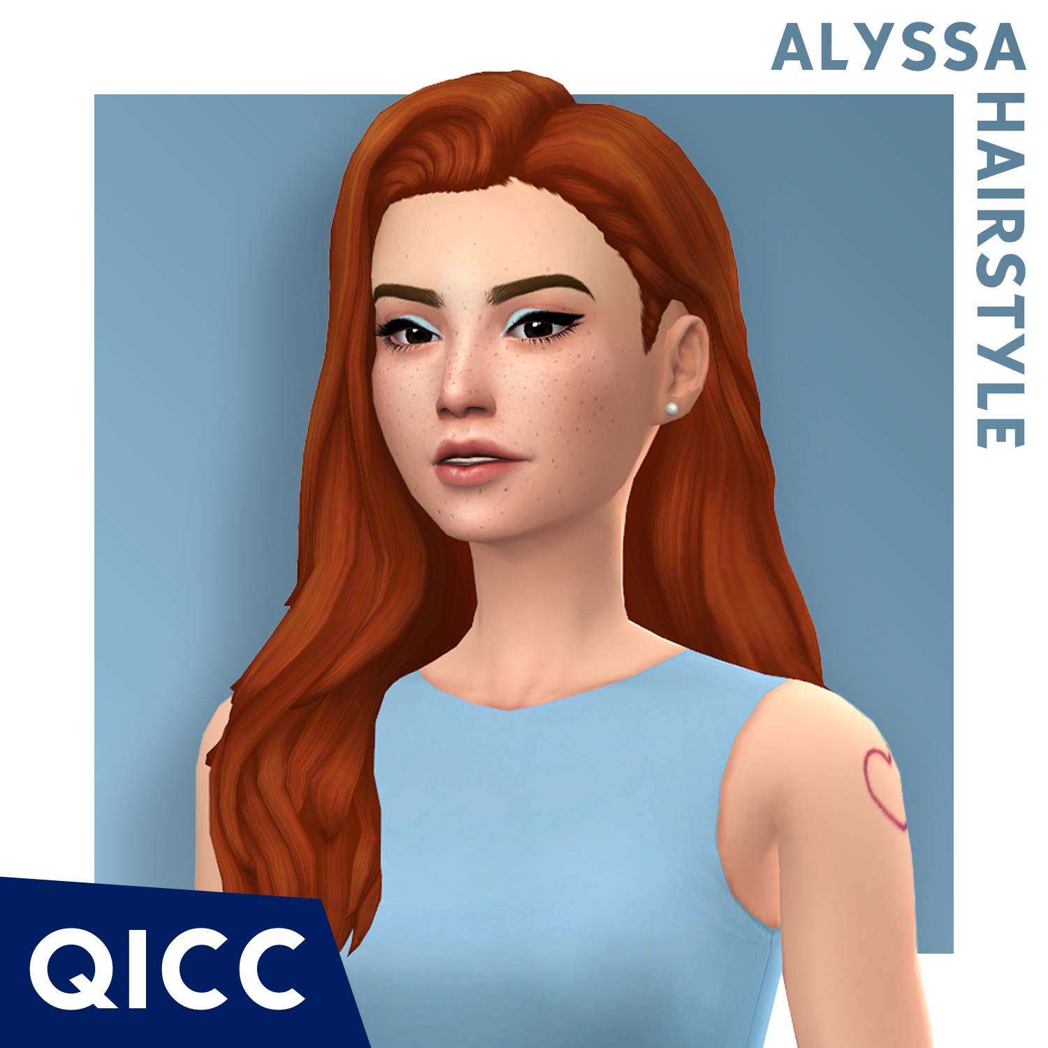 QICC - Alyssa Hair - Gallery - The Sims 4 Create a Sim - CurseForge