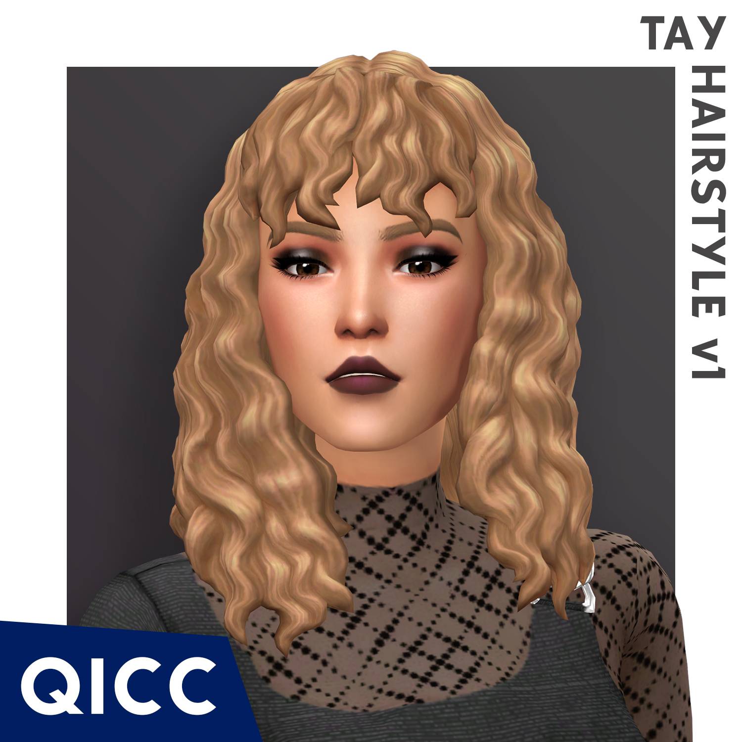 QICC - Tay Hair - The Sims 4 Create a Sim - CurseForge