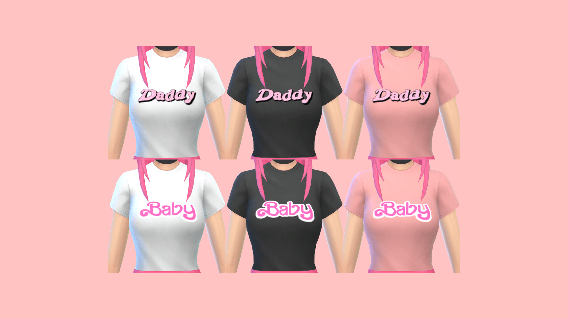 Daddy Tucked Tees - Gallery - The Sims 4 Create a Sim - CurseForge