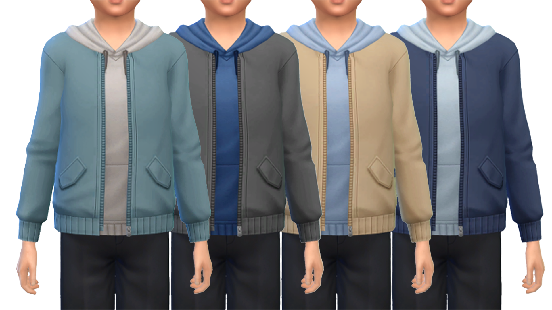 Hoodie Comb for kids - The Sims 4 Create a Sim - CurseForge