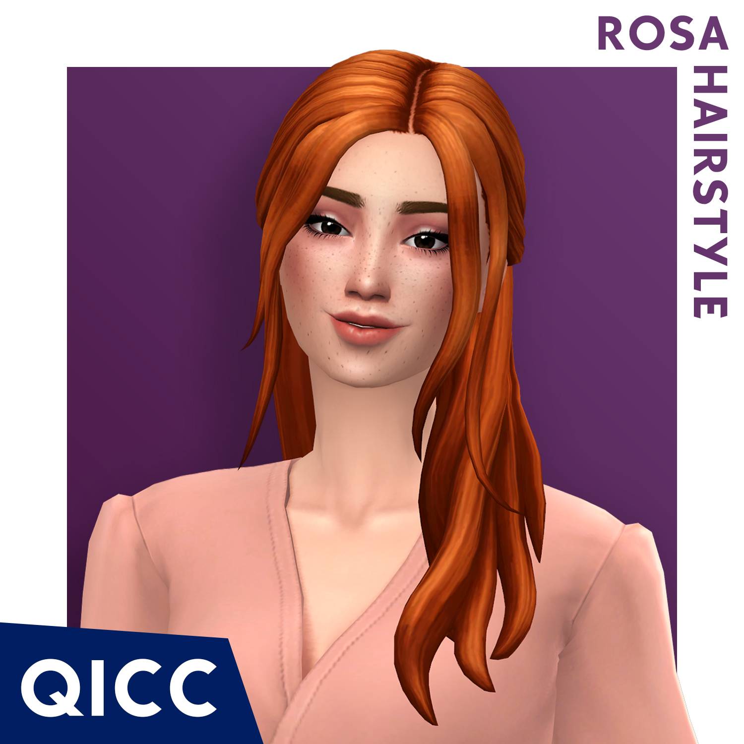 QICC - Rosa Hair - The Sims 4 Create a Sim - CurseForge