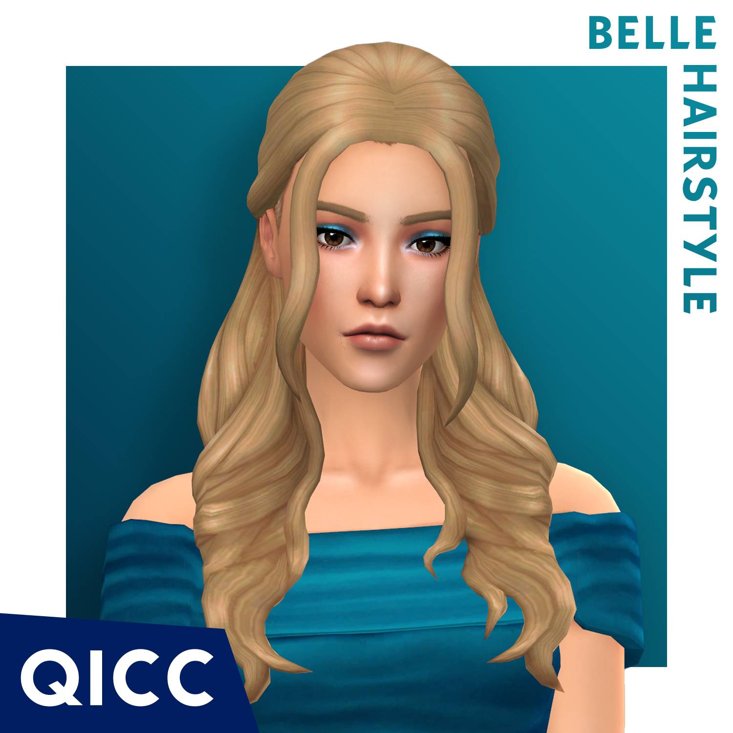 QICC - Belle Hair - The Sims 4 Create a Sim - CurseForge