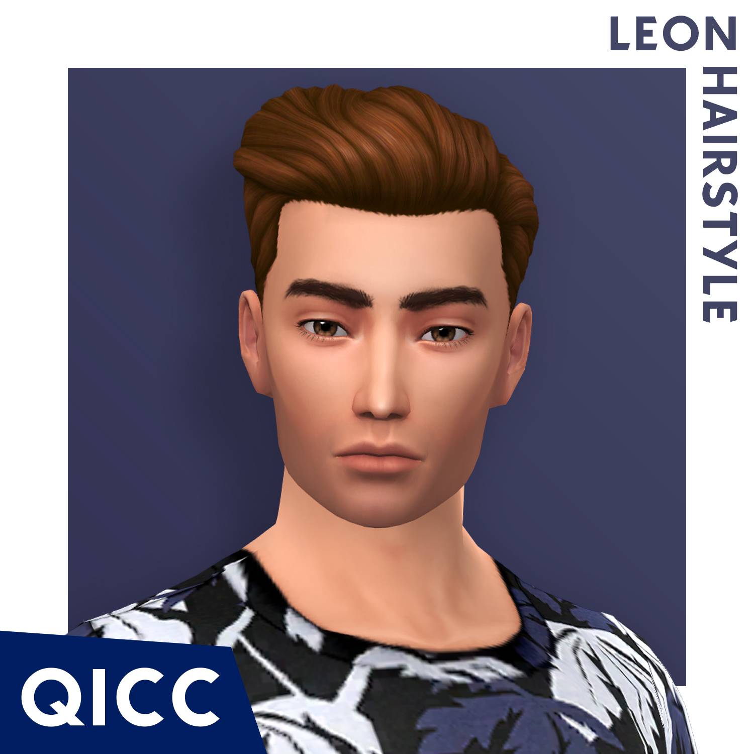QICC - Leon Hair - The Sims 4 Create a Sim - CurseForge