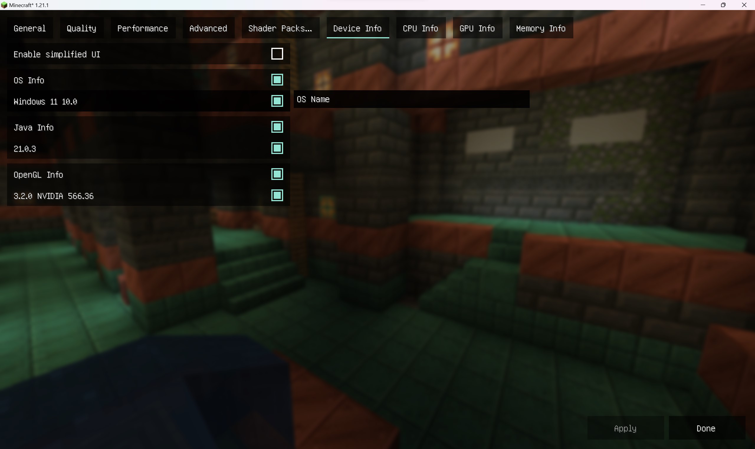 Sodium/Embeddium Device Check - Gallery - Minecraft Mods - CurseForge