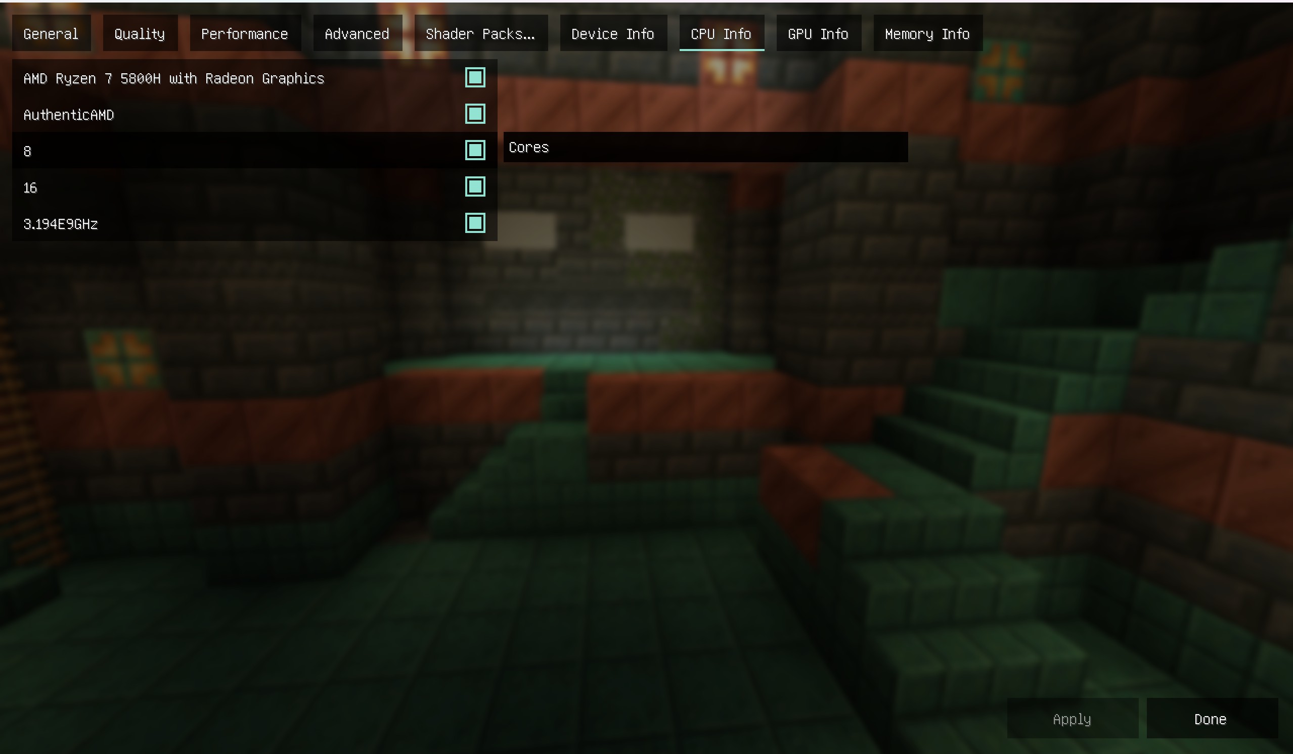 Sodium/Embeddium Device Check - Gallery - Minecraft Mods - CurseForge