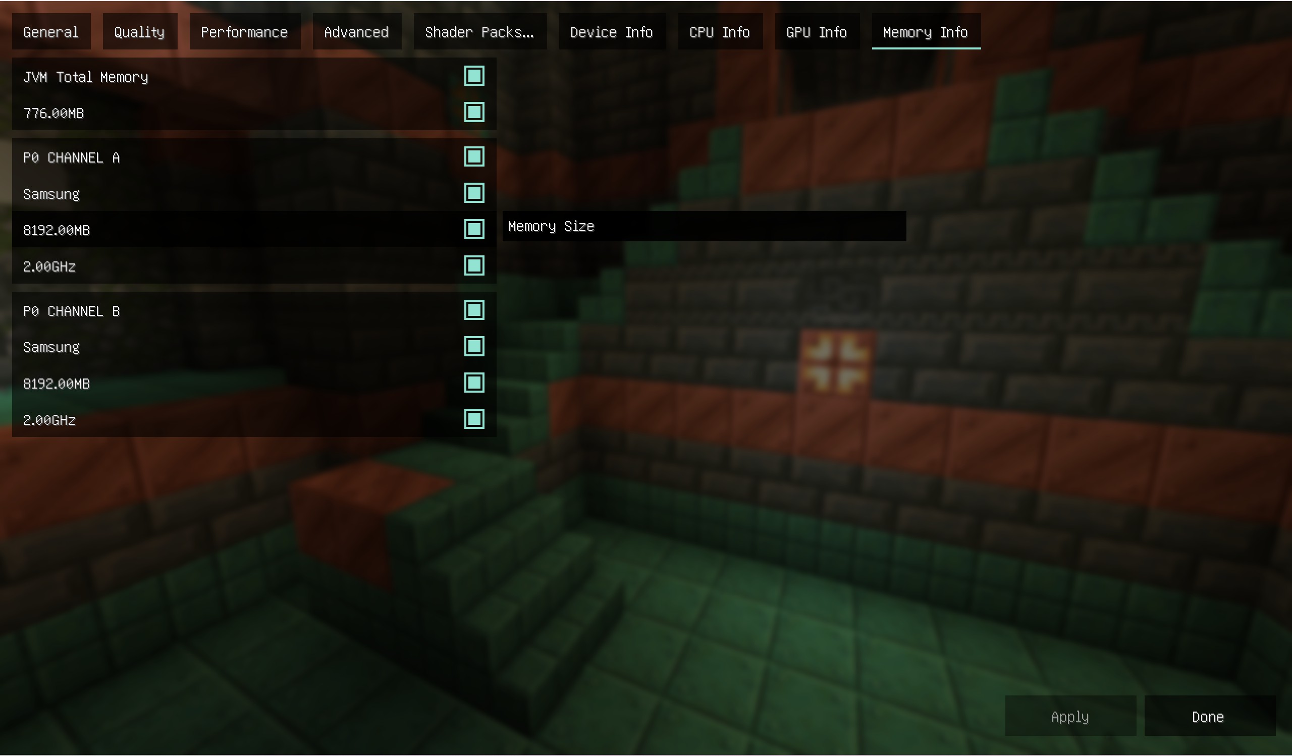 Sodium Check Device Screenshots - Mods - Minecraft
