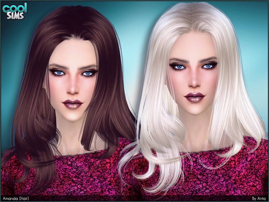 Amanda Hairstyle - Gallery - The Sims 4 Create a Sim - CurseForge