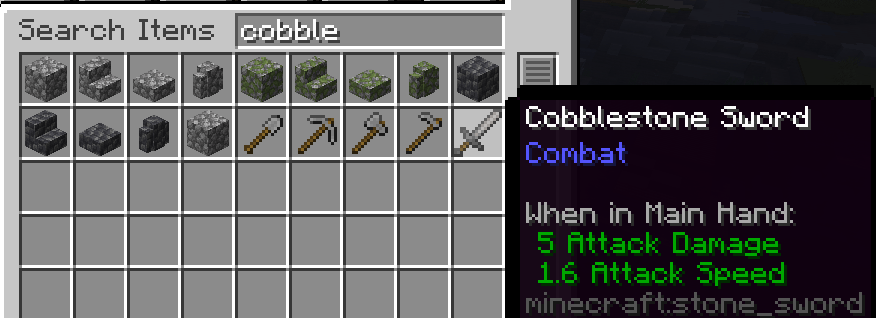 Cobblestone Tools - Gallery - Minecraft Resource Packs - CurseForge