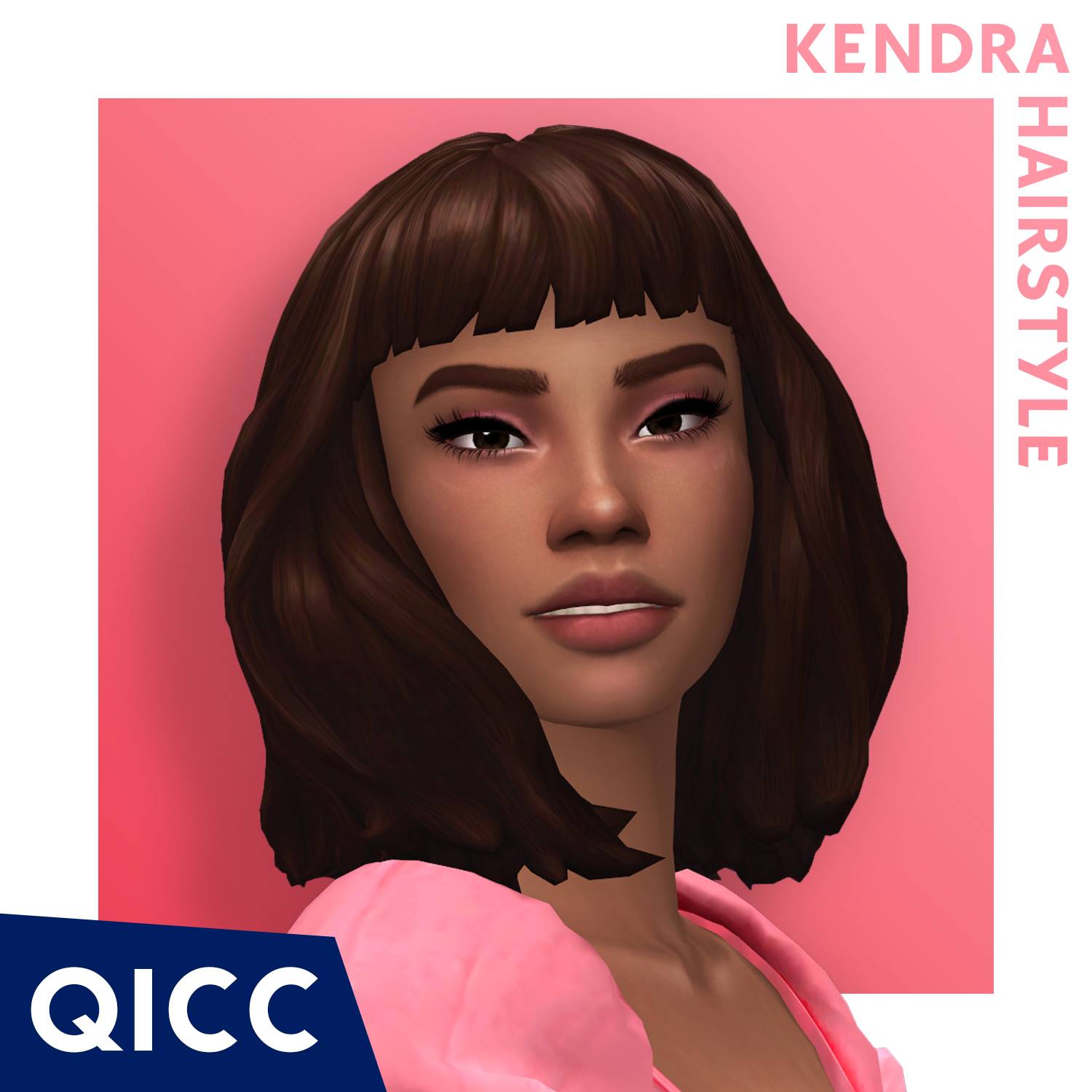 QICC - Kendra Hair - The Sims 4 Create a Sim - CurseForge
