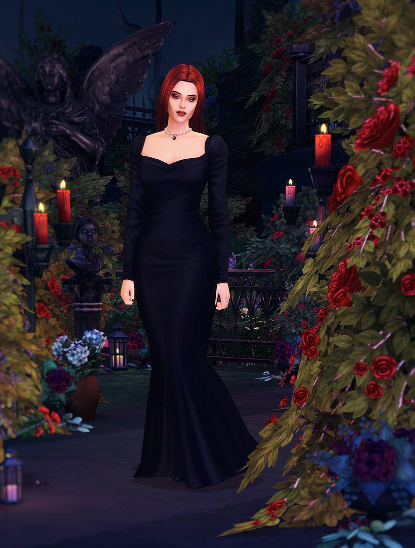 Countess of Darkness II - Narcissa Gown [Simple Neck] - Gallery - The ...