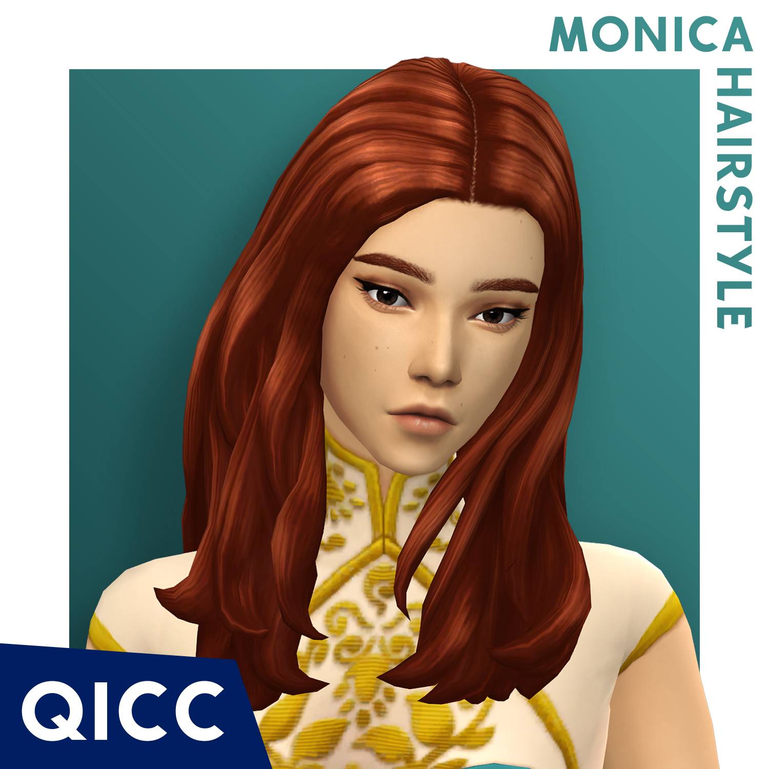 QICC - Monica Hair - The Sims 4 Create a Sim - CurseForge