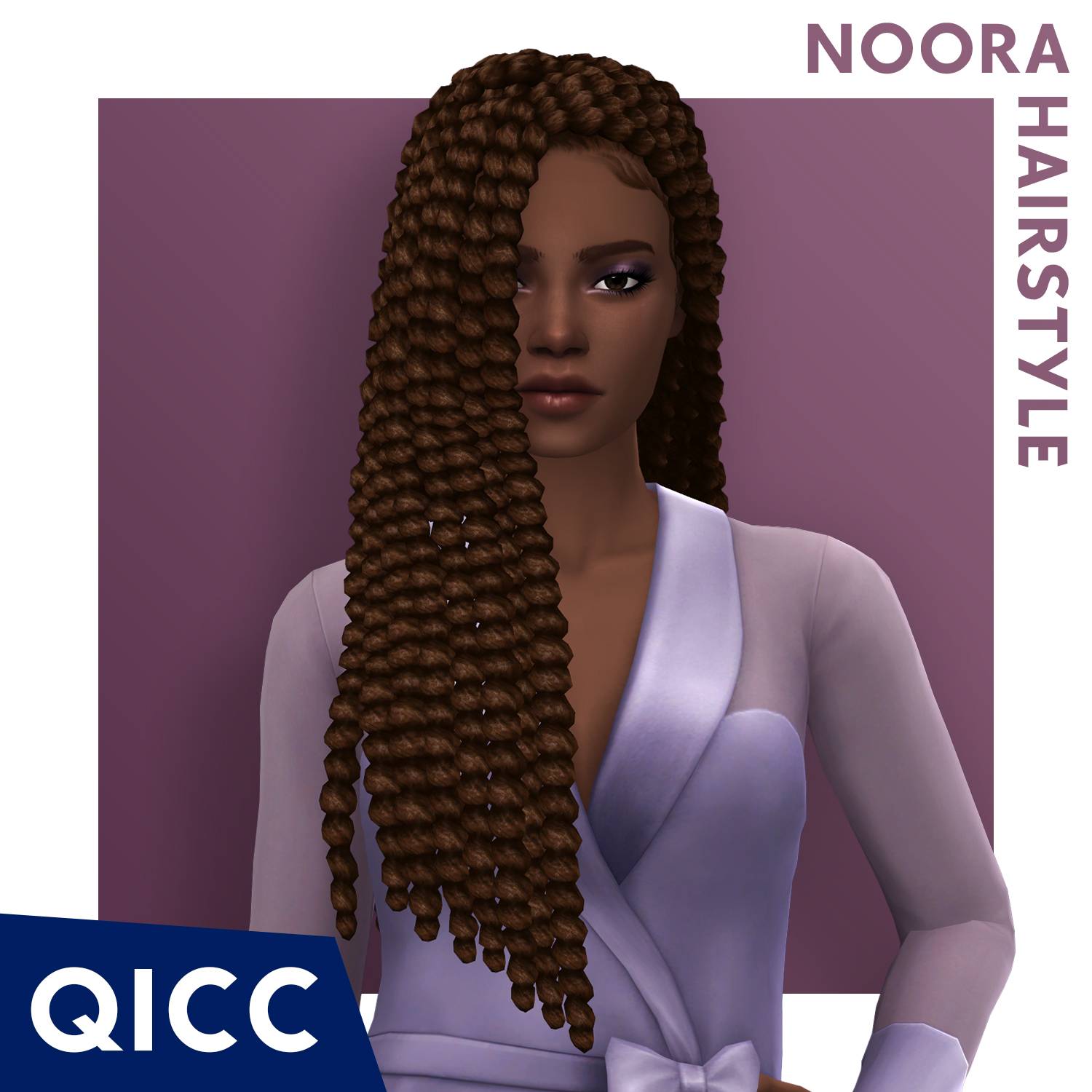 QICC - Noora Hair - The Sims 4 Create a Sim - CurseForge