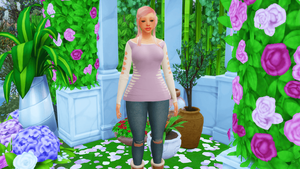 Long Sleeve Ripped Shirt - Gallery - The Sims 4 Create a Sim - CurseForge