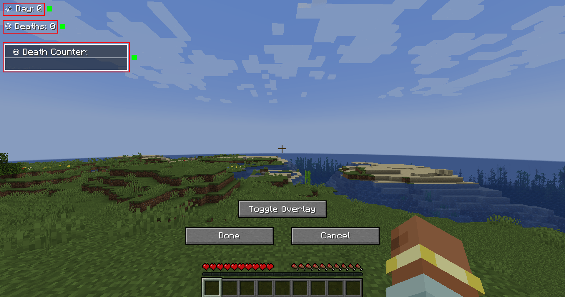 Counter (Day & Death) Screenshots - Mods - Minecraft