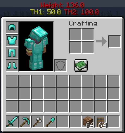 Encumbered (Player Weight) - Gallery - Minecraft Mods - CurseForge