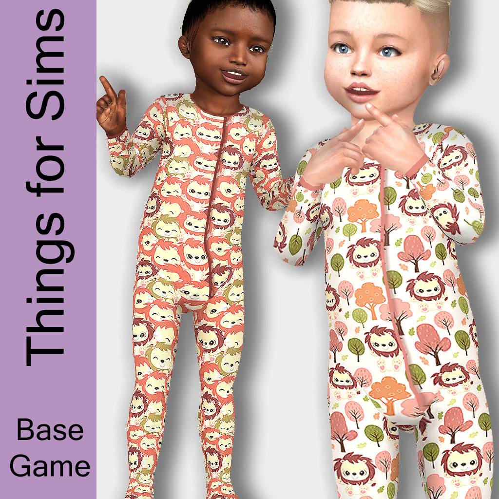 Toddler Little Leo Pajamas - Gallery - The Sims 4 Create a Sim - CurseForge