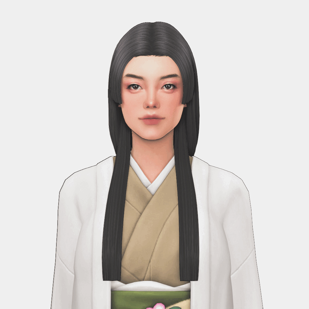 Mariko Hair - The Sims 4 Create a Sim - CurseForge