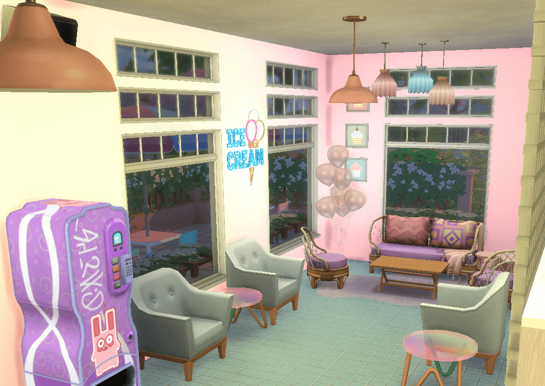 Ice cream shop - Gallery - The Sims 4 Rooms / Lots - CurseForge