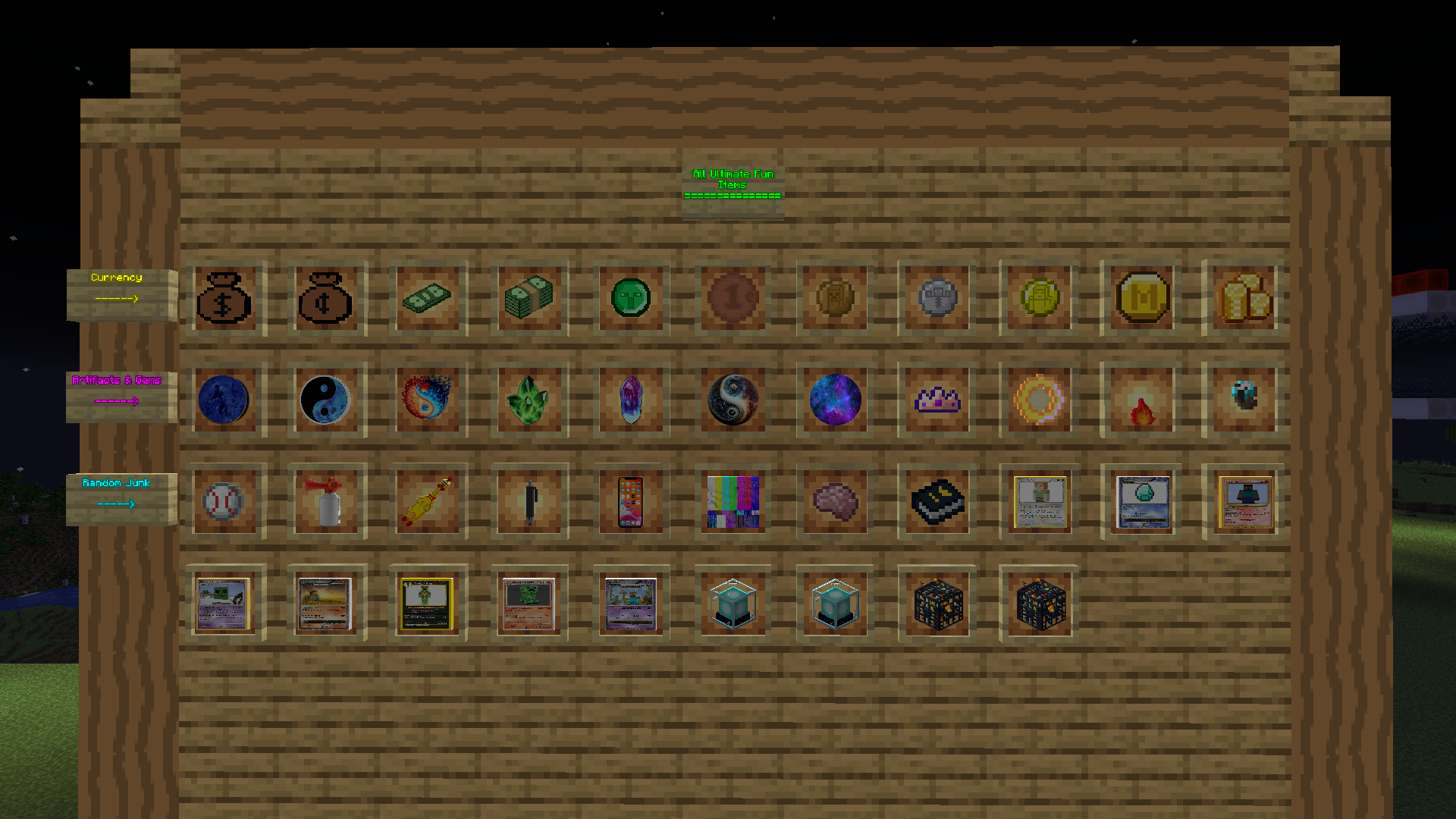 Ultimate Fun (with tons of items, blocks, weapons, tools, and armor ...