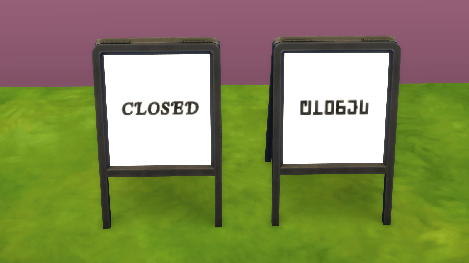 Business Floor Sign - Gallery - The Sims 4 Build / Buy - CurseForge