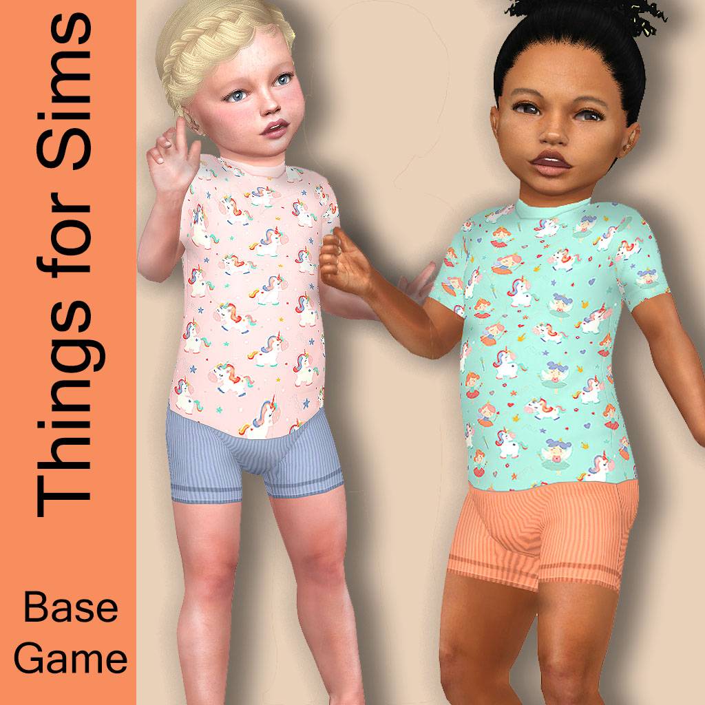 Toddler Fairies Pajamas - Gallery - The Sims 4 Create a Sim - CurseForge