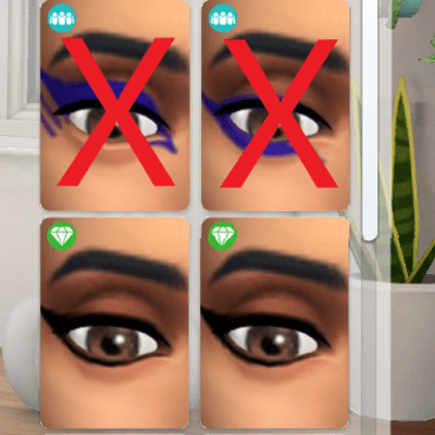 Get together eyeliners hider - Gallery - The Sims 4 Create a Sim ...