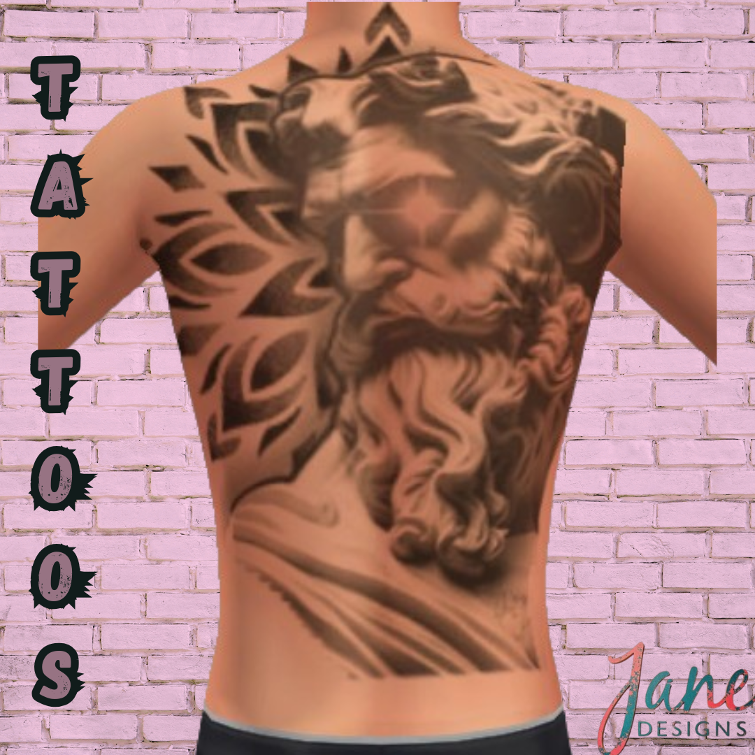 Tattoos by Jane TJ055 - Basegame compatilbe - The Sims 4 Create a Sim ...