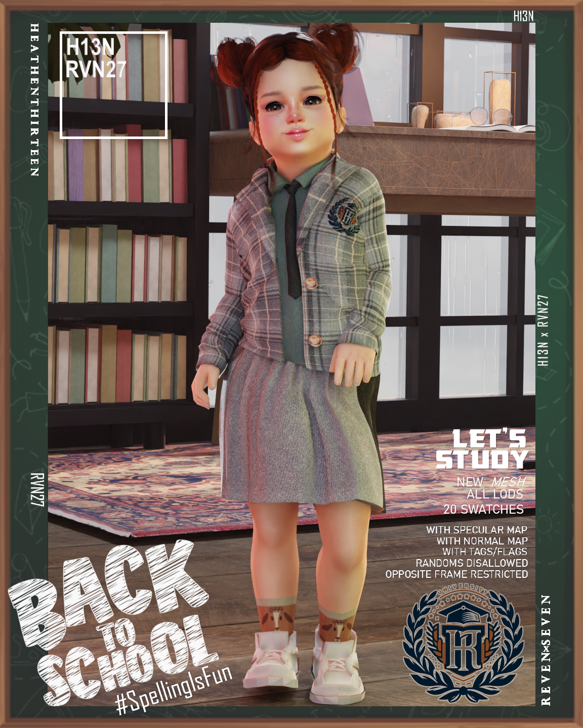 Toddler's Double Layer Jacket Blazer Winter School Uniform (Female ...