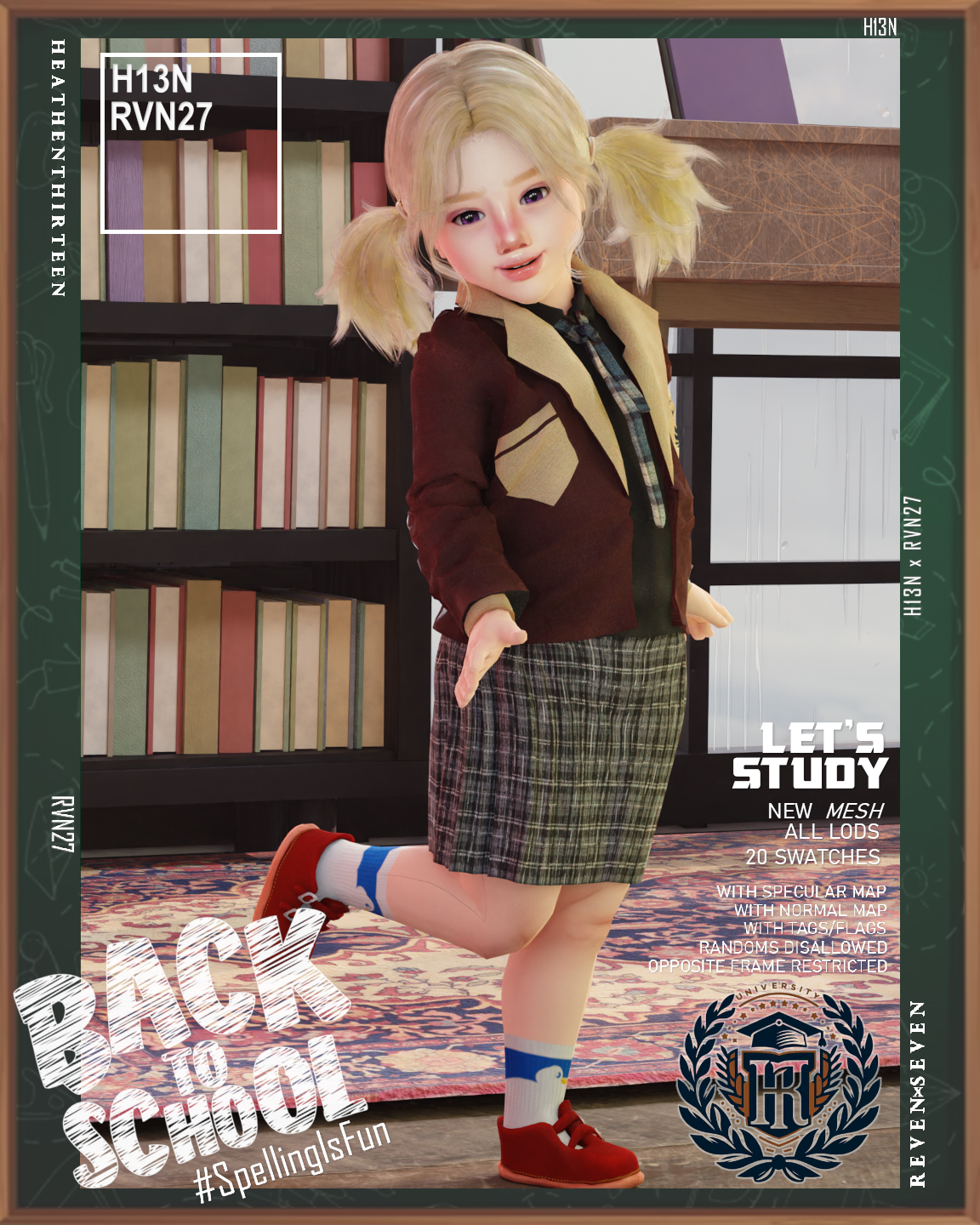 Toddler's Luxurious Pleated Side Skirt Winter School Uniform (Female ...