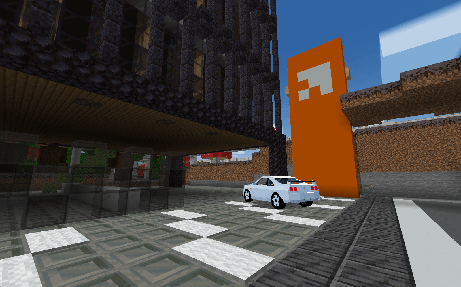 R33 GTR Nissan - Simple Car Series - Gallery - Minecraft Bedrock Addons ...