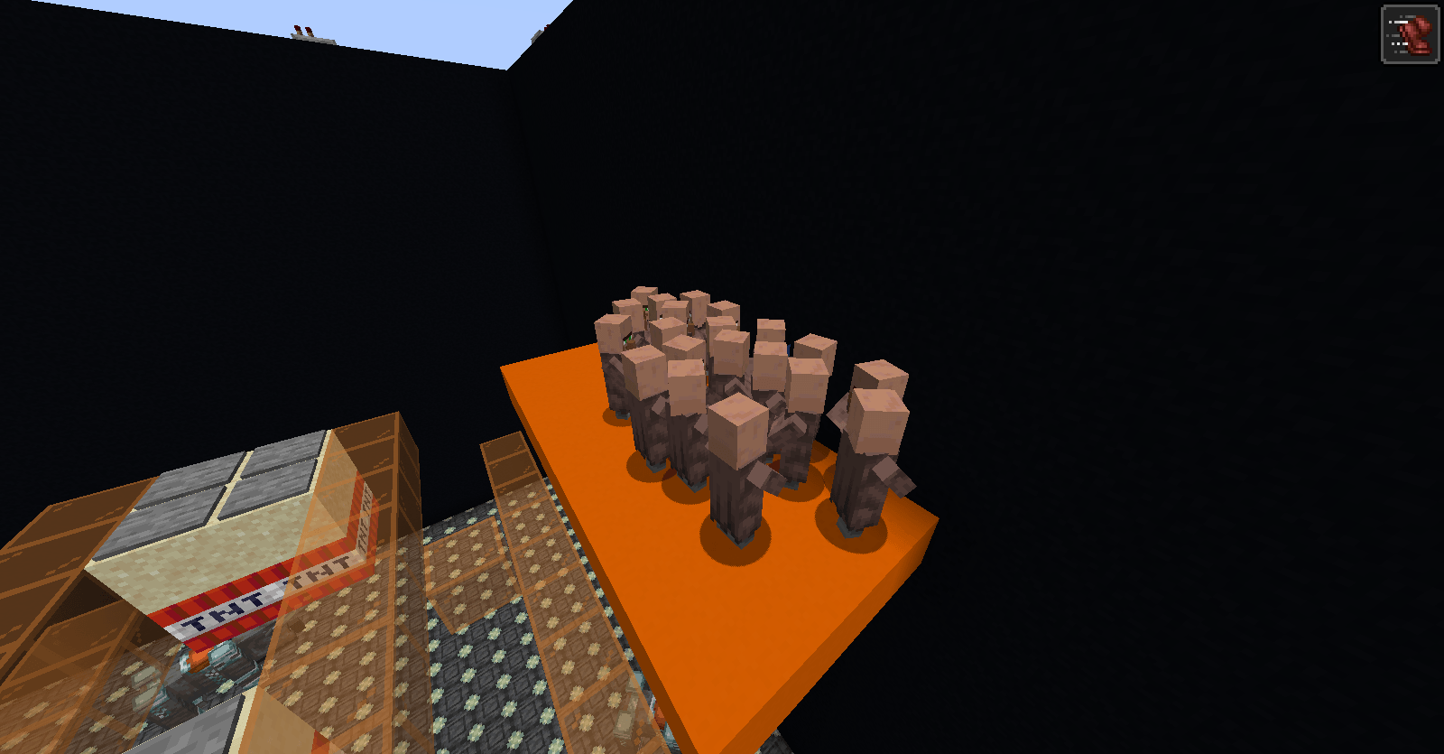 villager glass bridge (squid game) - Gallery - Minecraft Worlds ...