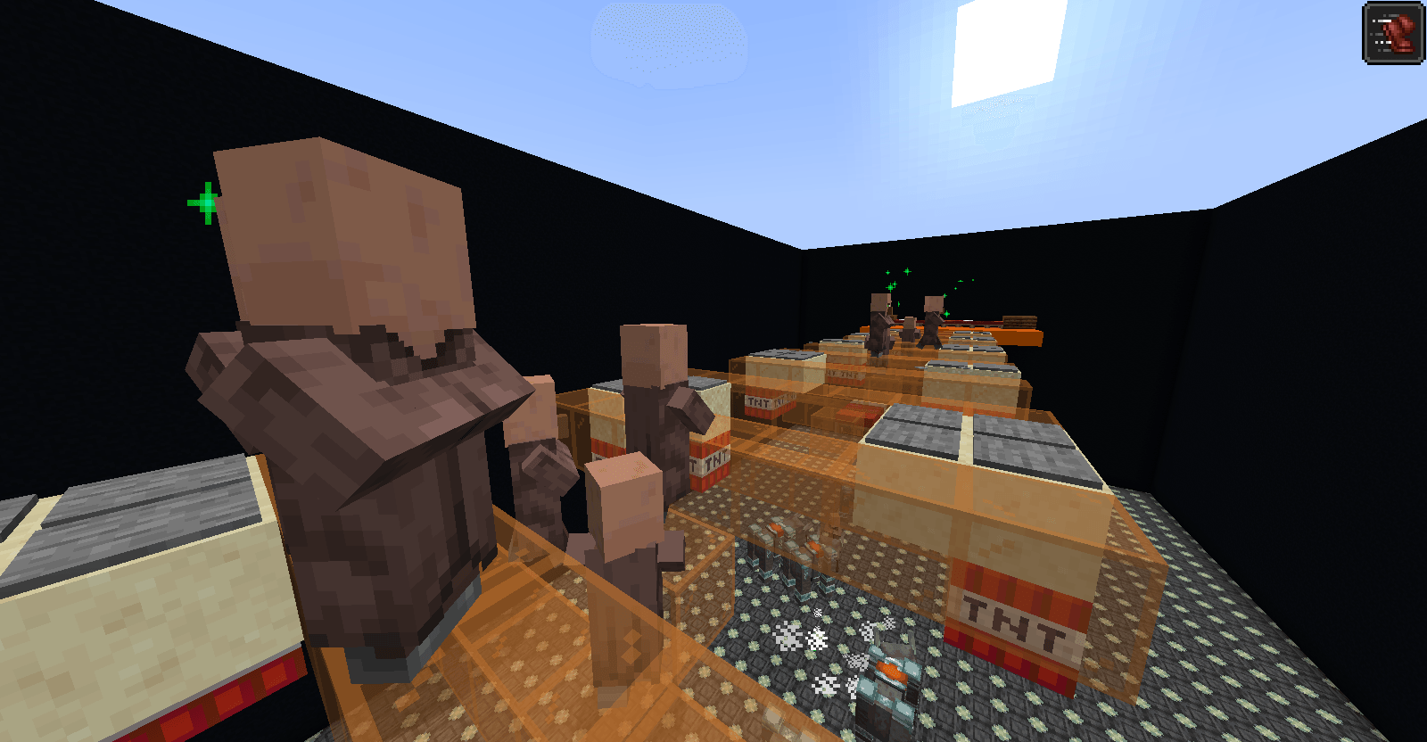 villager glass bridge (squid game) - Gallery - Minecraft Worlds ...