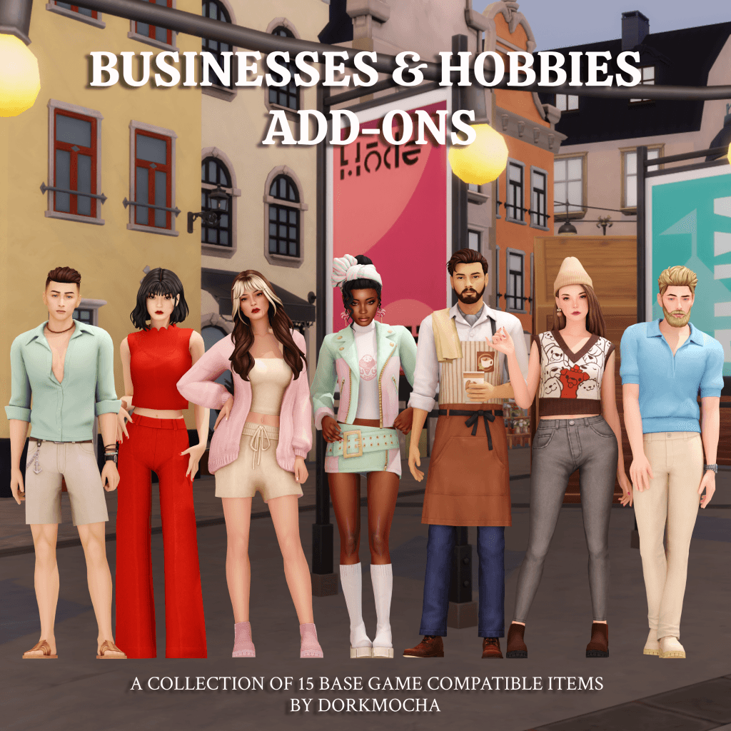 Business and Hobbies Add-ons - Gallery - The Sims 4 Create a Sim ...