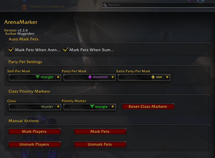 ArenaMarker - Gallery - World of Warcraft Addons - CurseForge