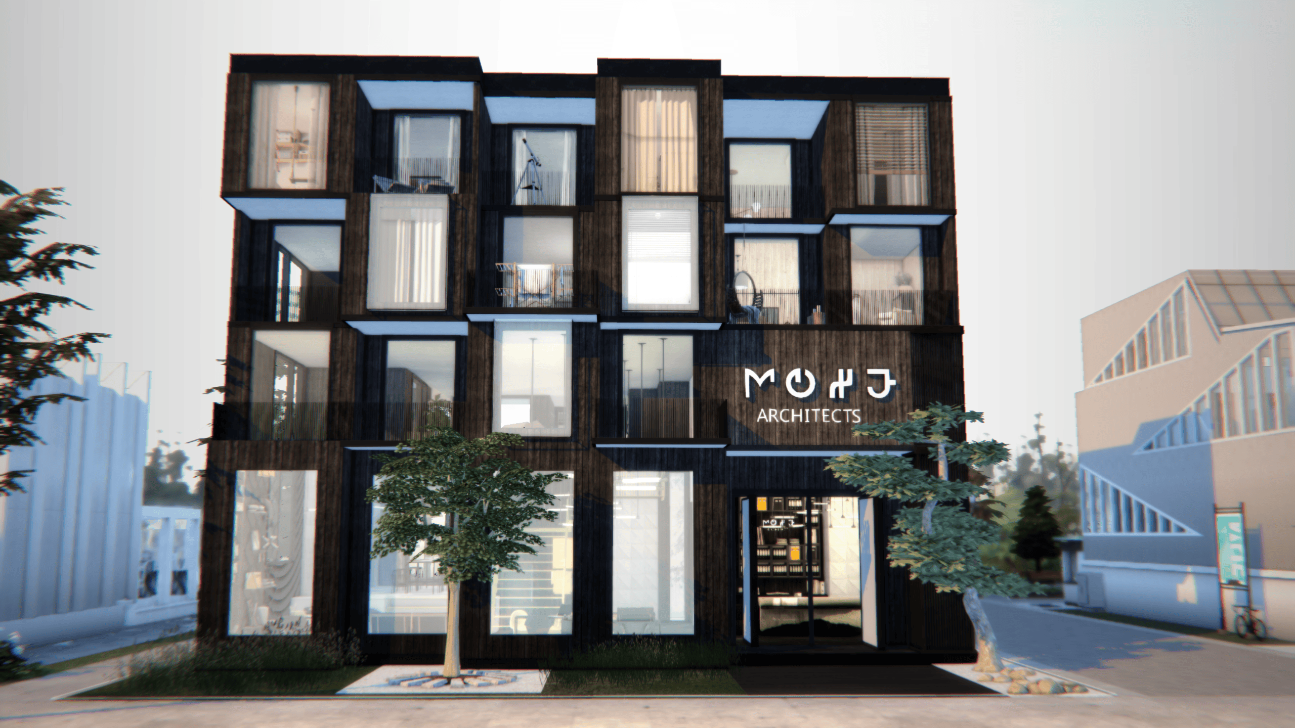 Work life balance - architects office and apartment - Gallery - The ...