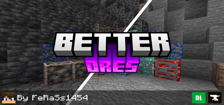 Better Ores+ - Gallery - Minecraft Bedrock Texture Packs - CurseForge