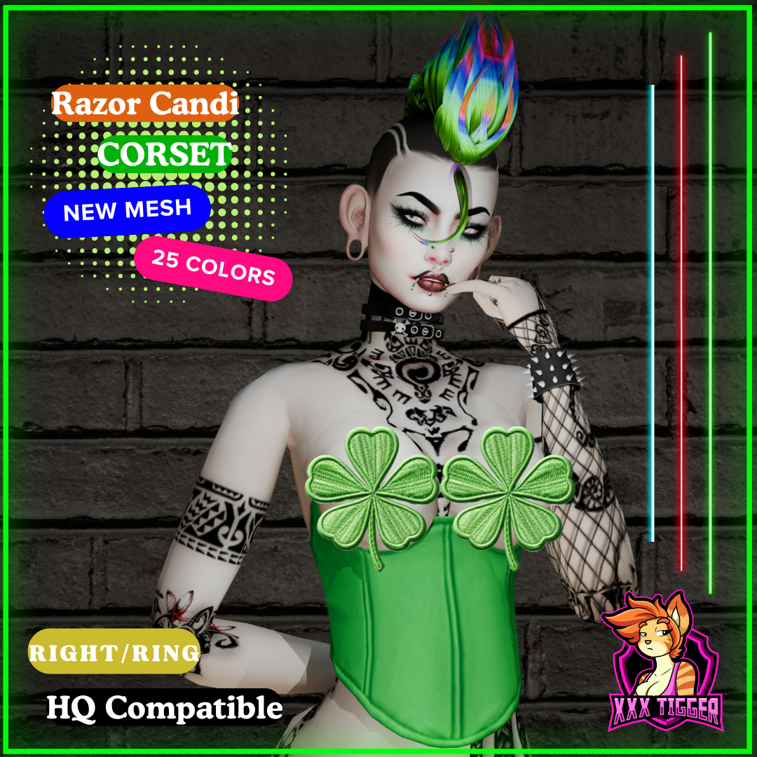 RAZOR CANDI-CORSET - Gallery - The Sims 4 Create a Sim - CurseForge