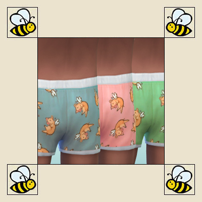 Male Wingy Pig Boxershorts - The Sims 4 Create a Sim - CurseForge
