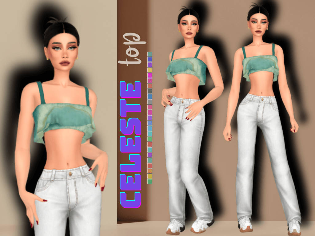 CELESTE TOP - The Sims 4 Create a Sim - CurseForge