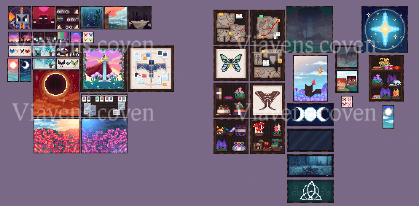 Viavens custom paintings - Gallery - Minecraft Mods - CurseForge
