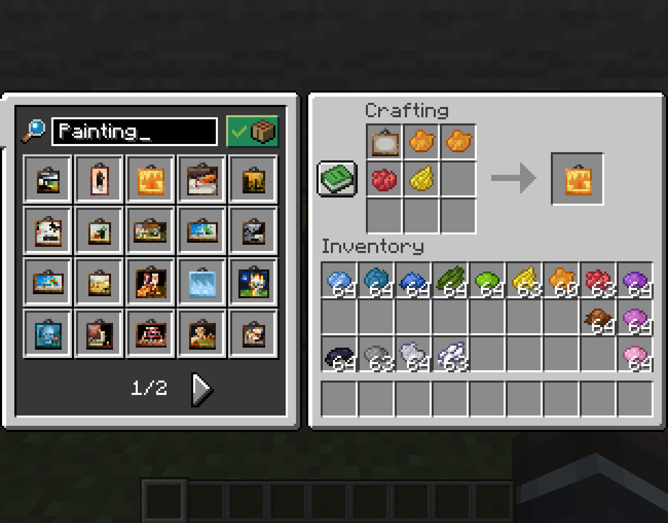 Craftable Painting Variants - Gallery - Minecraft Data Packs - CurseForge