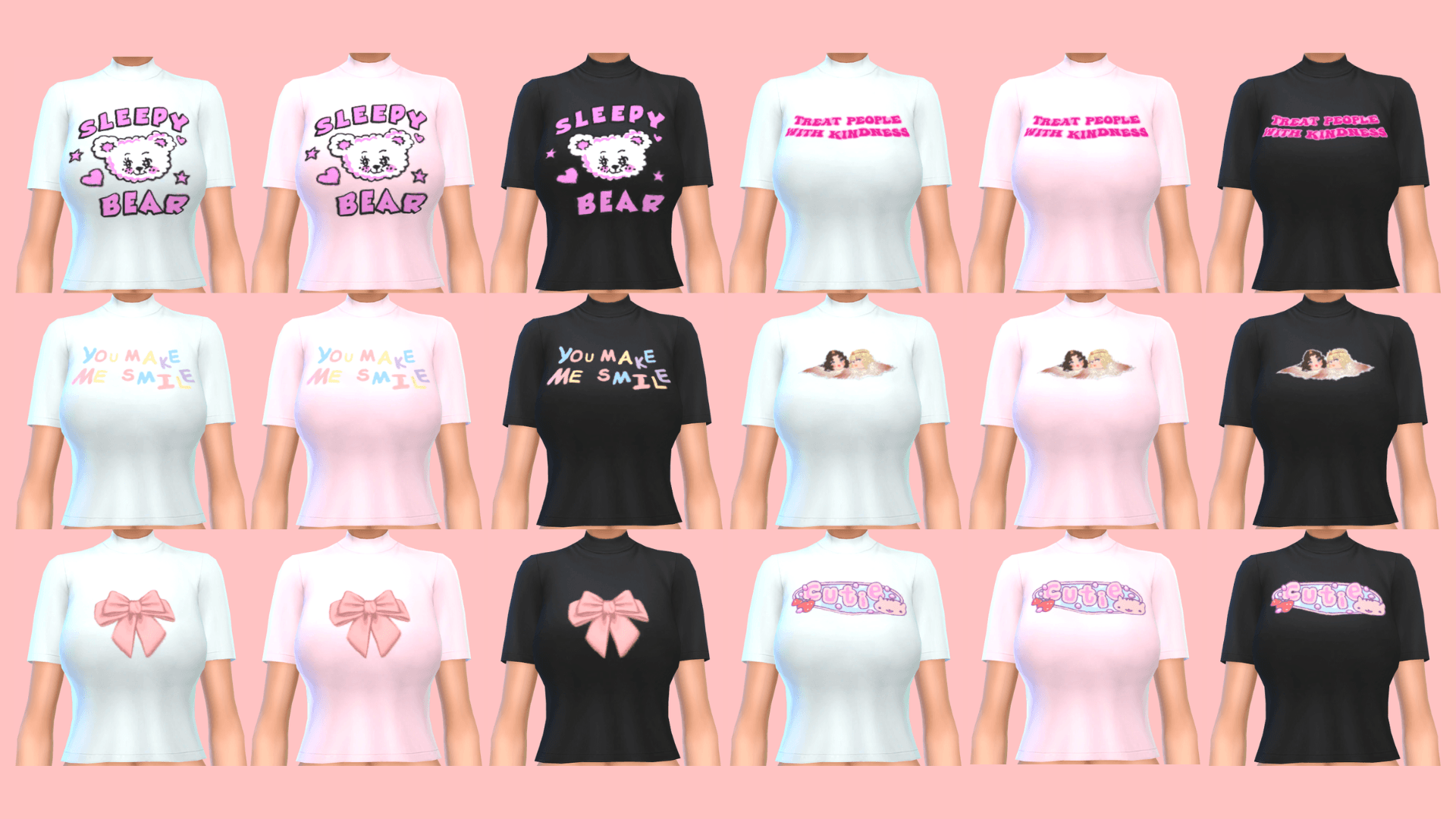 Cute Graphic Shirt - Gallery - The Sims 4 Create a Sim - CurseForge
