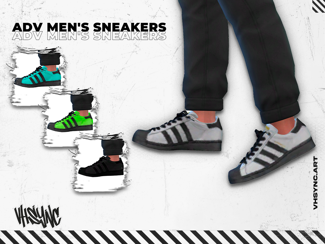 [VHSync] ADV men's sneakers - The Sims 4 Create a Sim - CurseForge